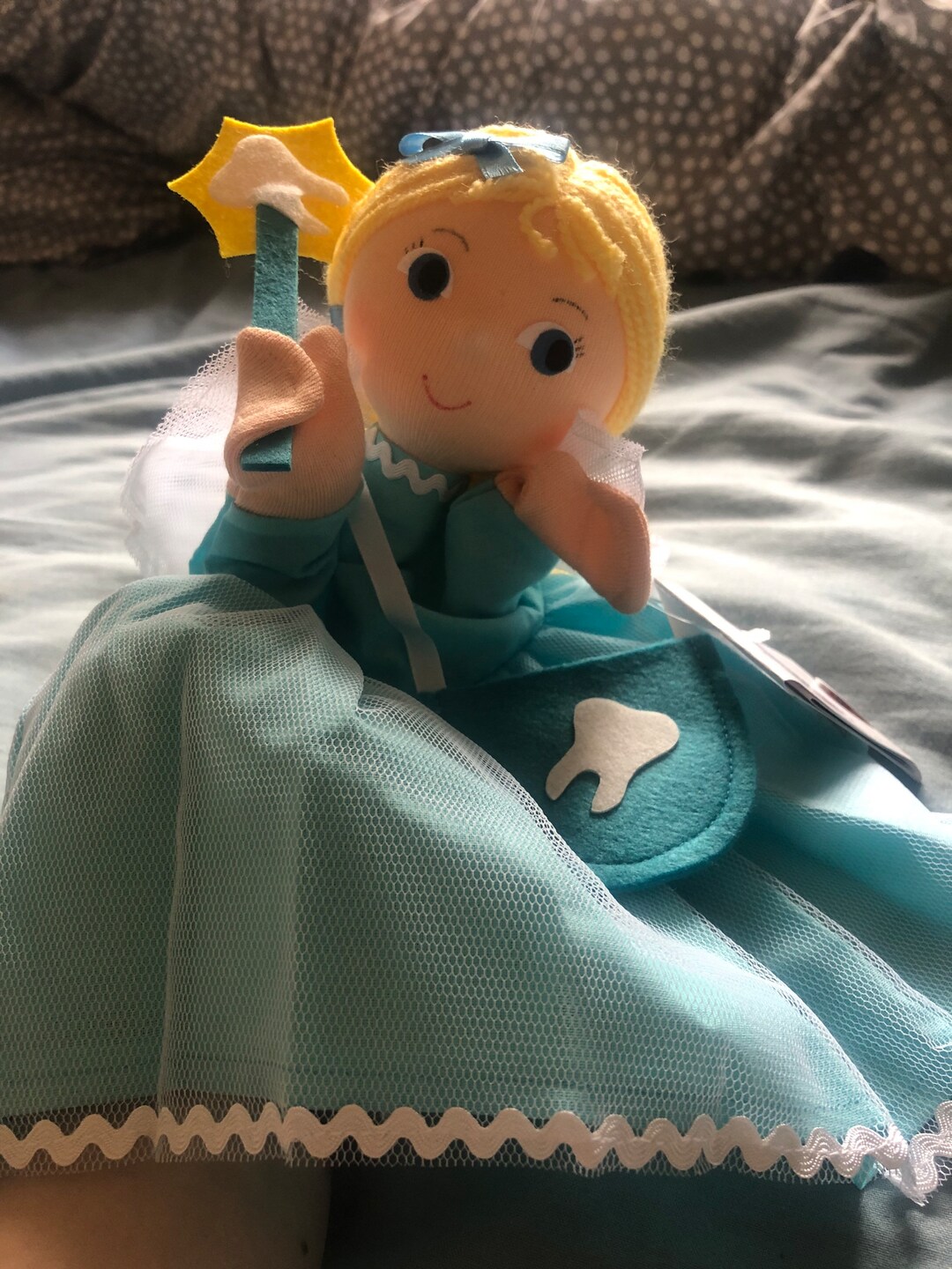 Tooth Fairy Hand Puppet, Doll, for Girls Boys Finger Puppets Puppet Set ...