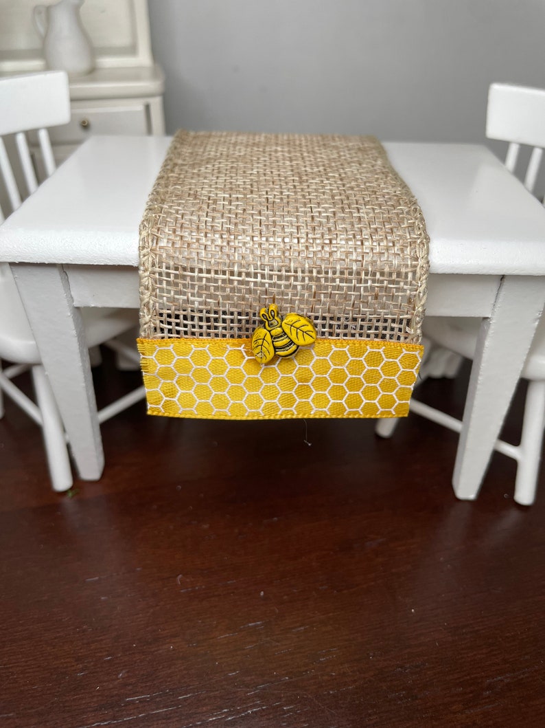 Miniature Bee and Honeycomb Table Runner/tablecloth - Etsy