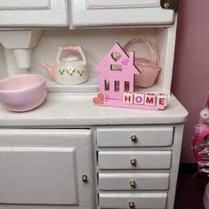 Miniature Valentines Day House Love Home Centerpiece Decir - Etsy