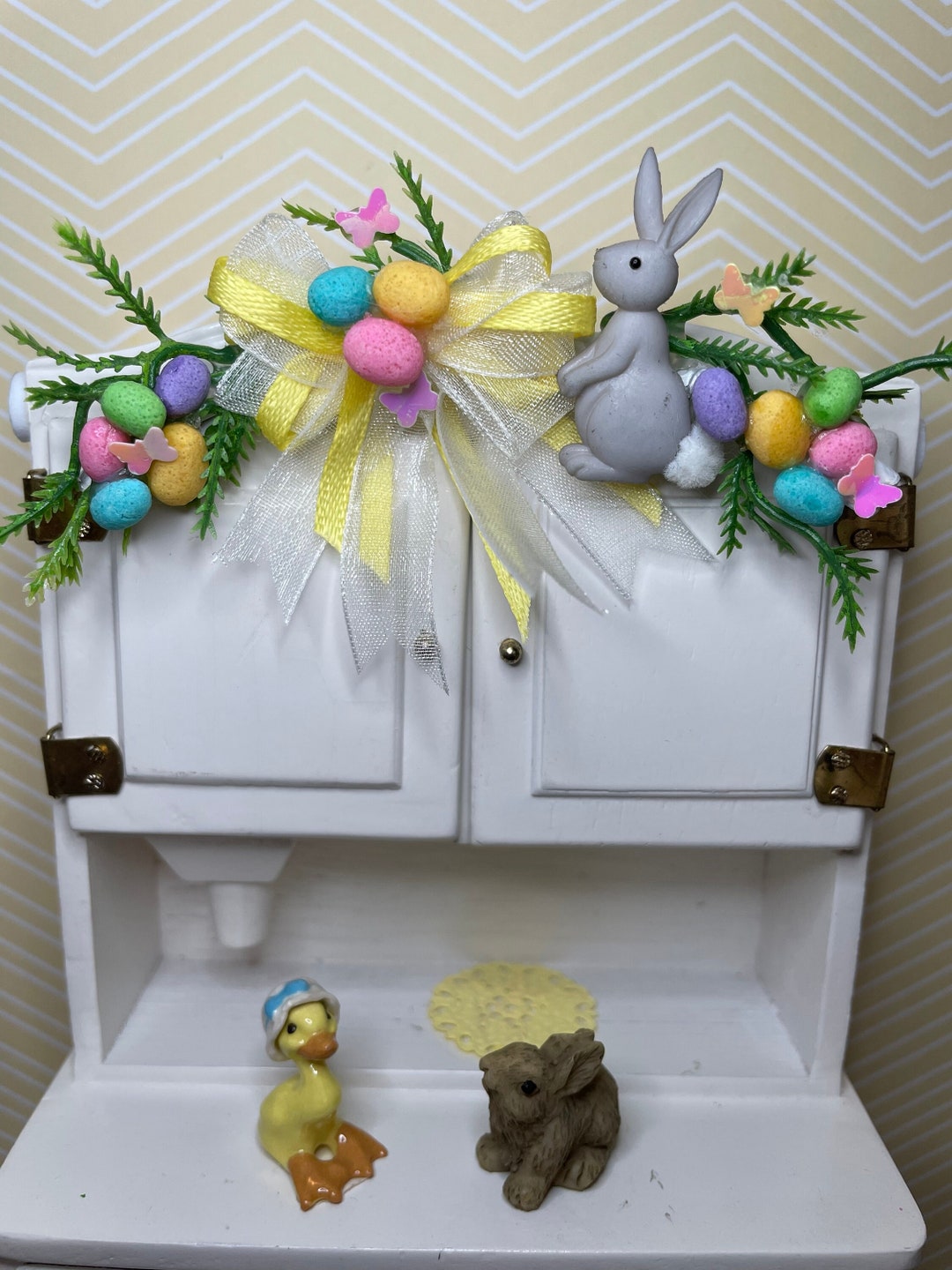 Miniature Easter Bunny Easter Egg Swag Arch - Etsy