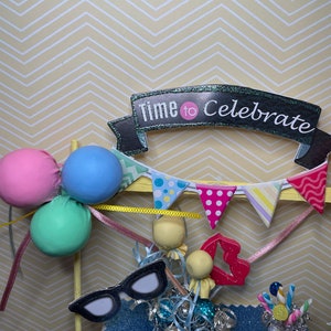 Miniature 8 PC. Dollhouse Birthday Party-mini Balloons -mini Part ...