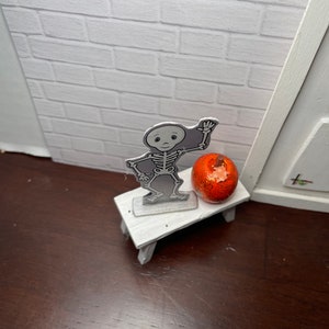 Miniature Halloween Standing Skeleton Decoration-mini Halloween Party ...