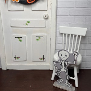Miniature Halloween Standing Skeleton Decoration-mini Halloween Party ...