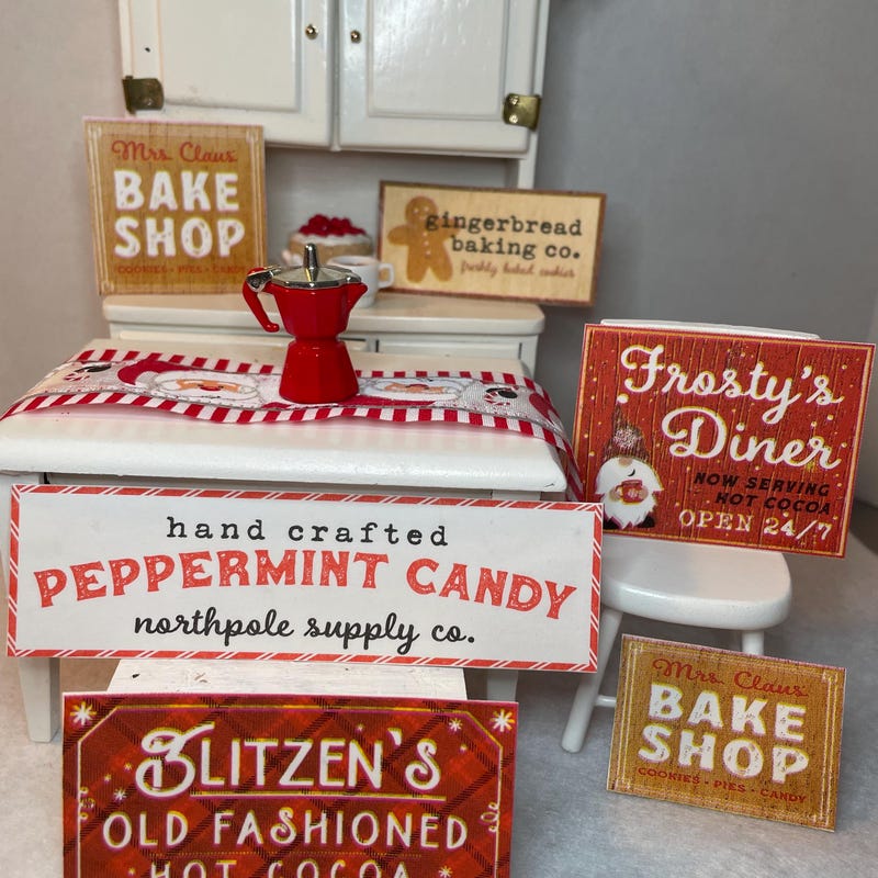 Dollhouse Shop Sign - Etsy