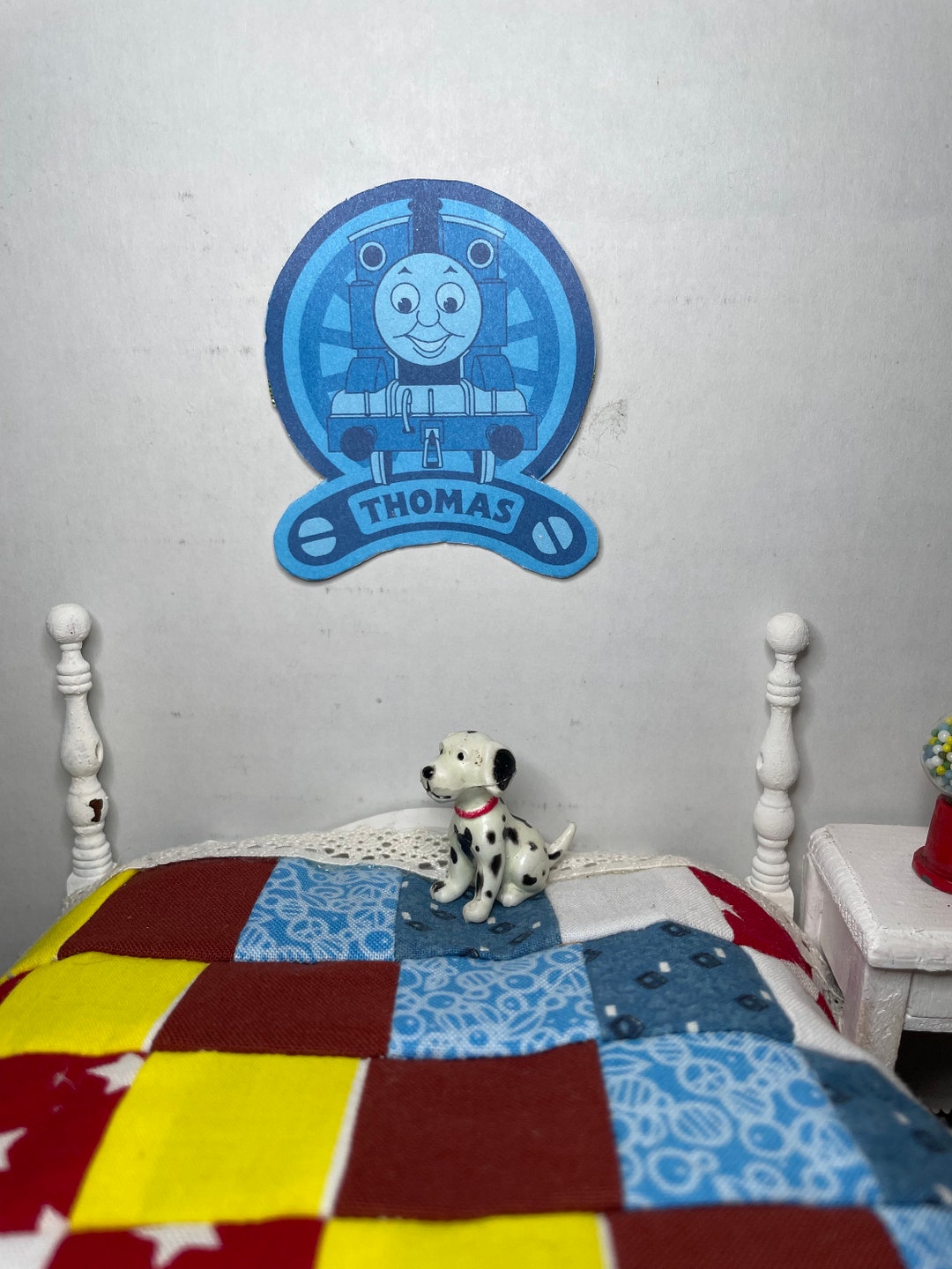 Dollhouse 1:12 Mini Thomas the Tank Engine/percy Wall Sign 2 1/4”—mini ...