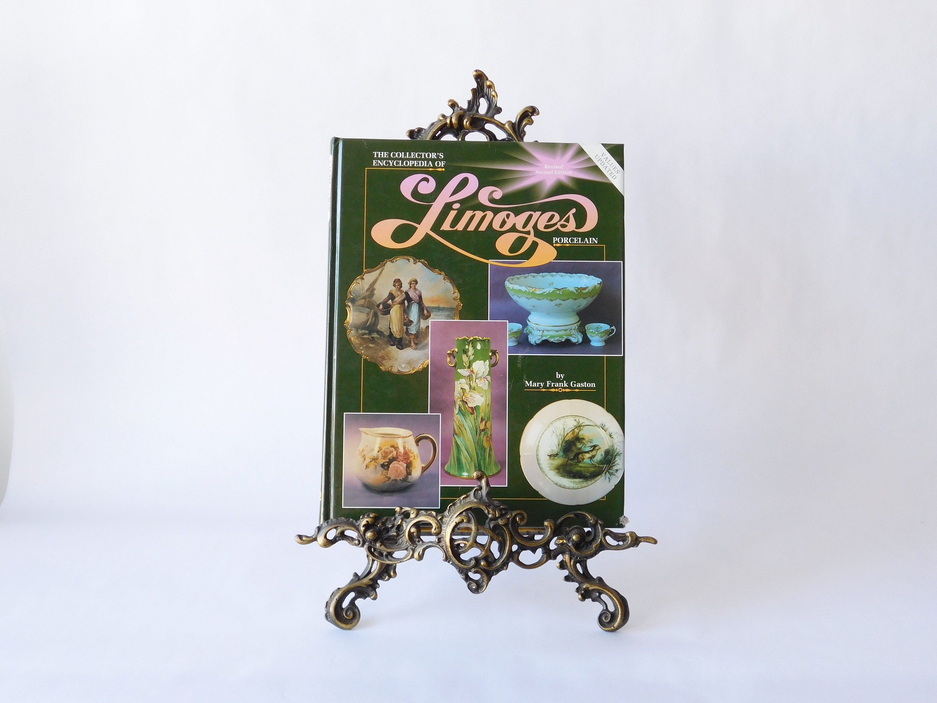 Vintage Luxury Brass Frame Stand for Plates, Pictures, Icon, Bible ...