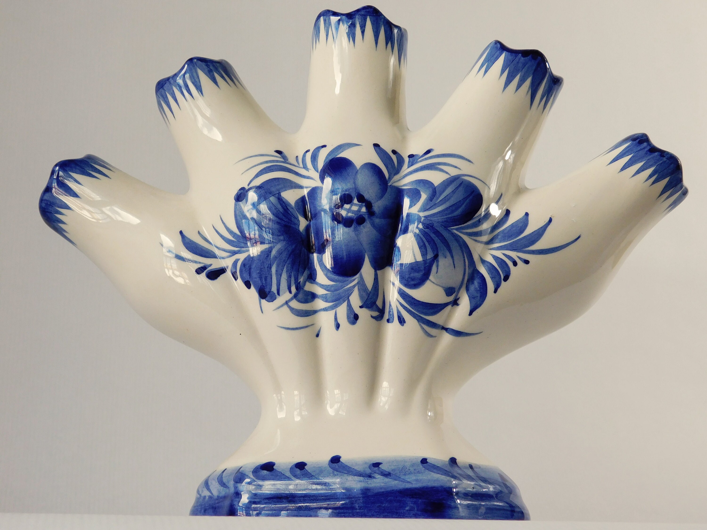 Ceramic Tulip Vase. Vintage Finger Portugal Art Pottery Vase. - Etsy