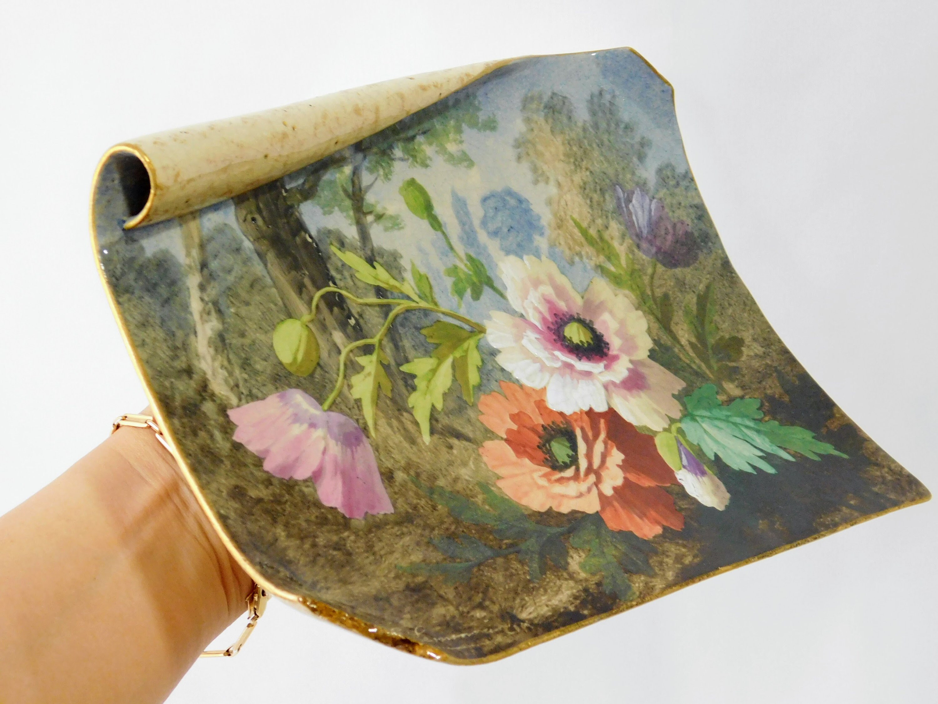 Majolica French Artist G.lemonnier 19th Century. Decorative Plate the ...