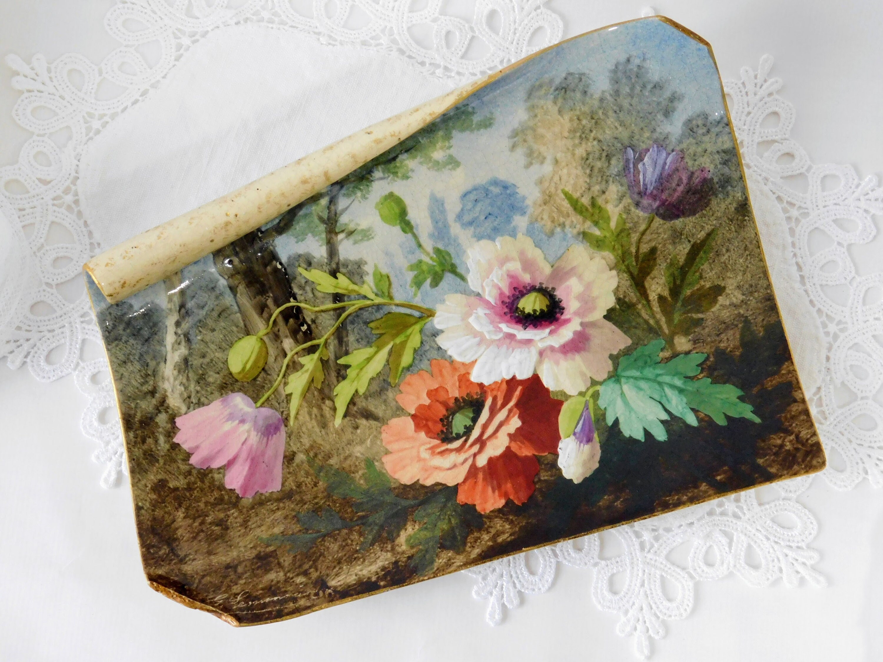 Majolica French Artist G.lemonnier 19th Century. Decorative Plate the ...