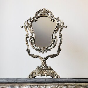 Collectible Vintage Victorian Bronze Mirror. Table Mirror - Etsy