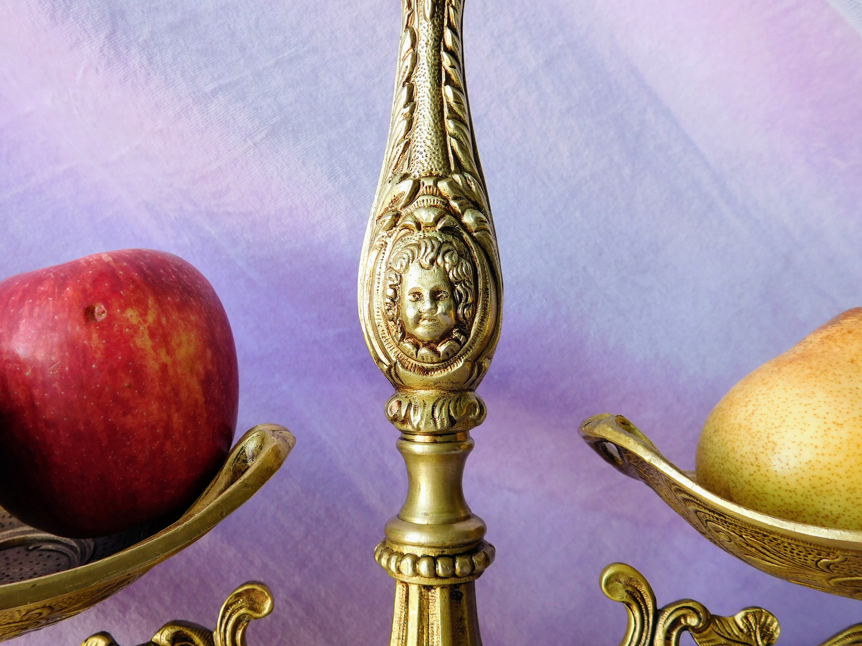 Art Nouveau Centerpiece. Antique Bronze Fruit Holder. Vintage Fruit ...