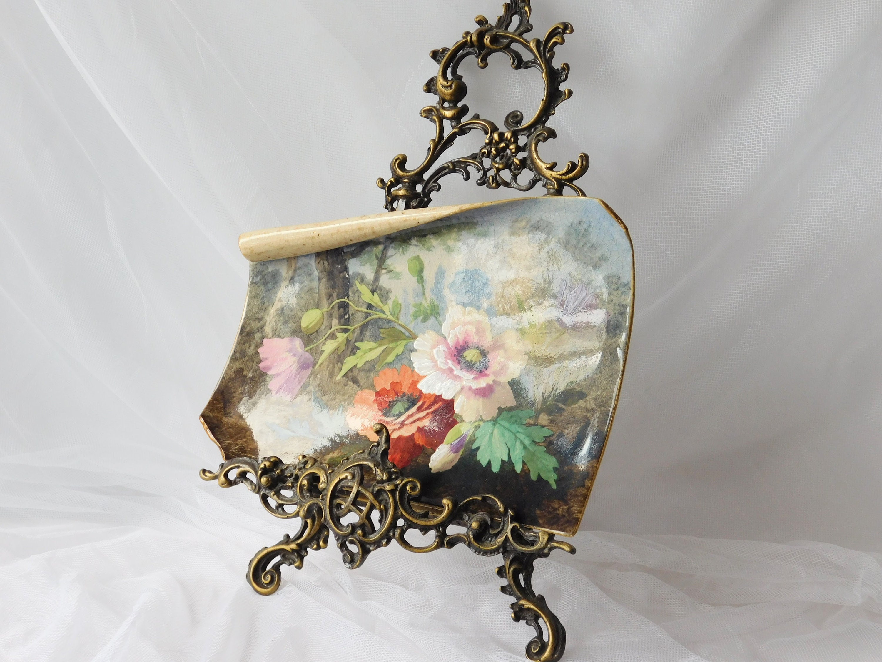 Majolica French Artist G.lemonnier 19th Century. Decorative Plate the ...