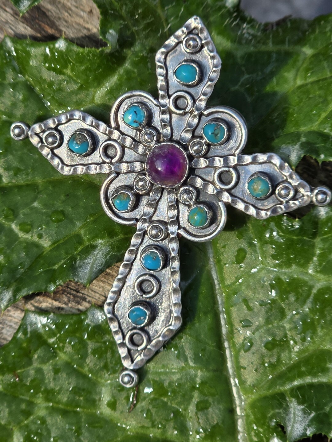 Vintage MATL Matilde Poulat Salas Mexico. 925 Silver With Amethyst and ...