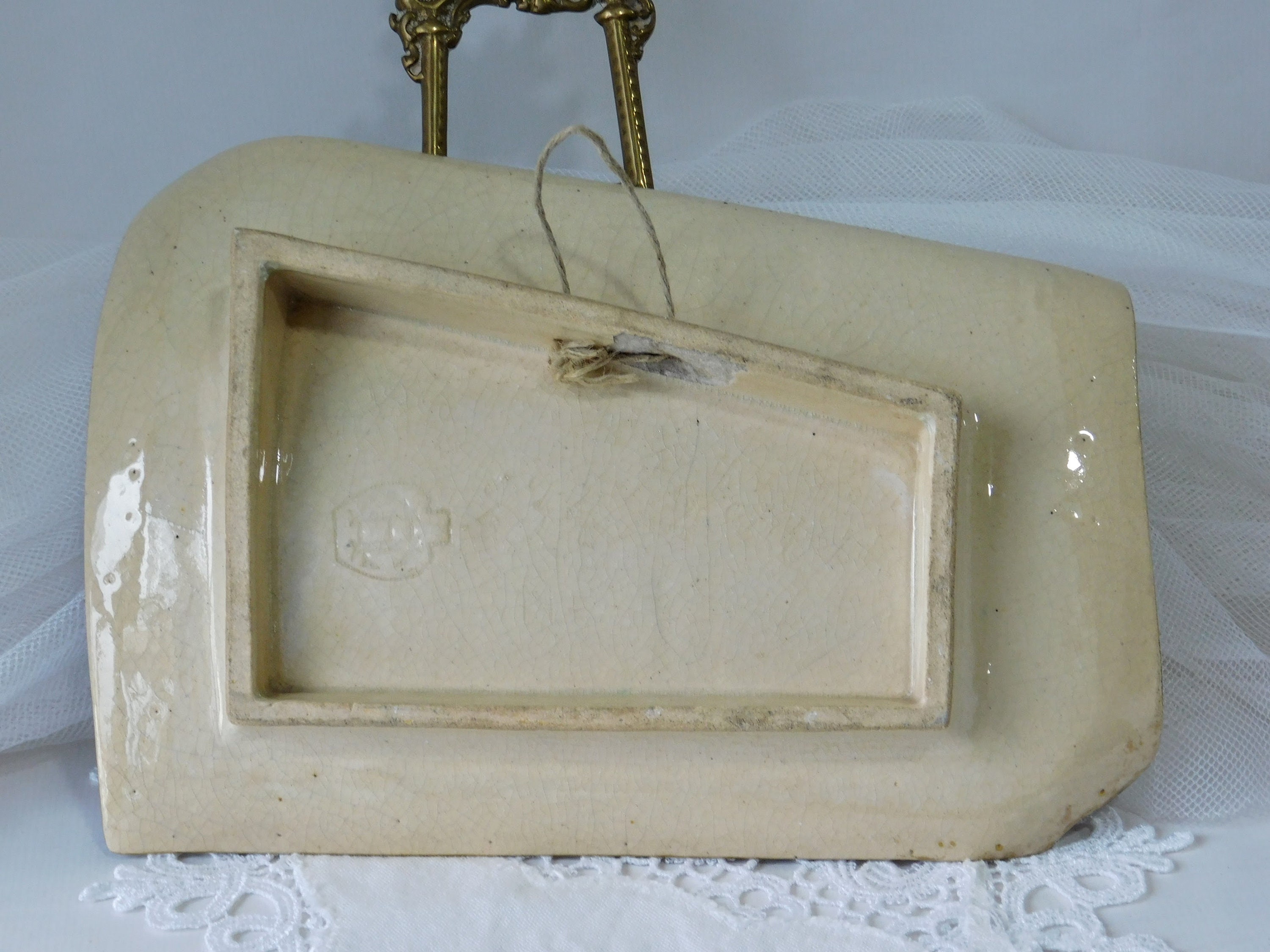 Majolica French Artist G.lemonnier 19th Century. Decorative Plate the ...