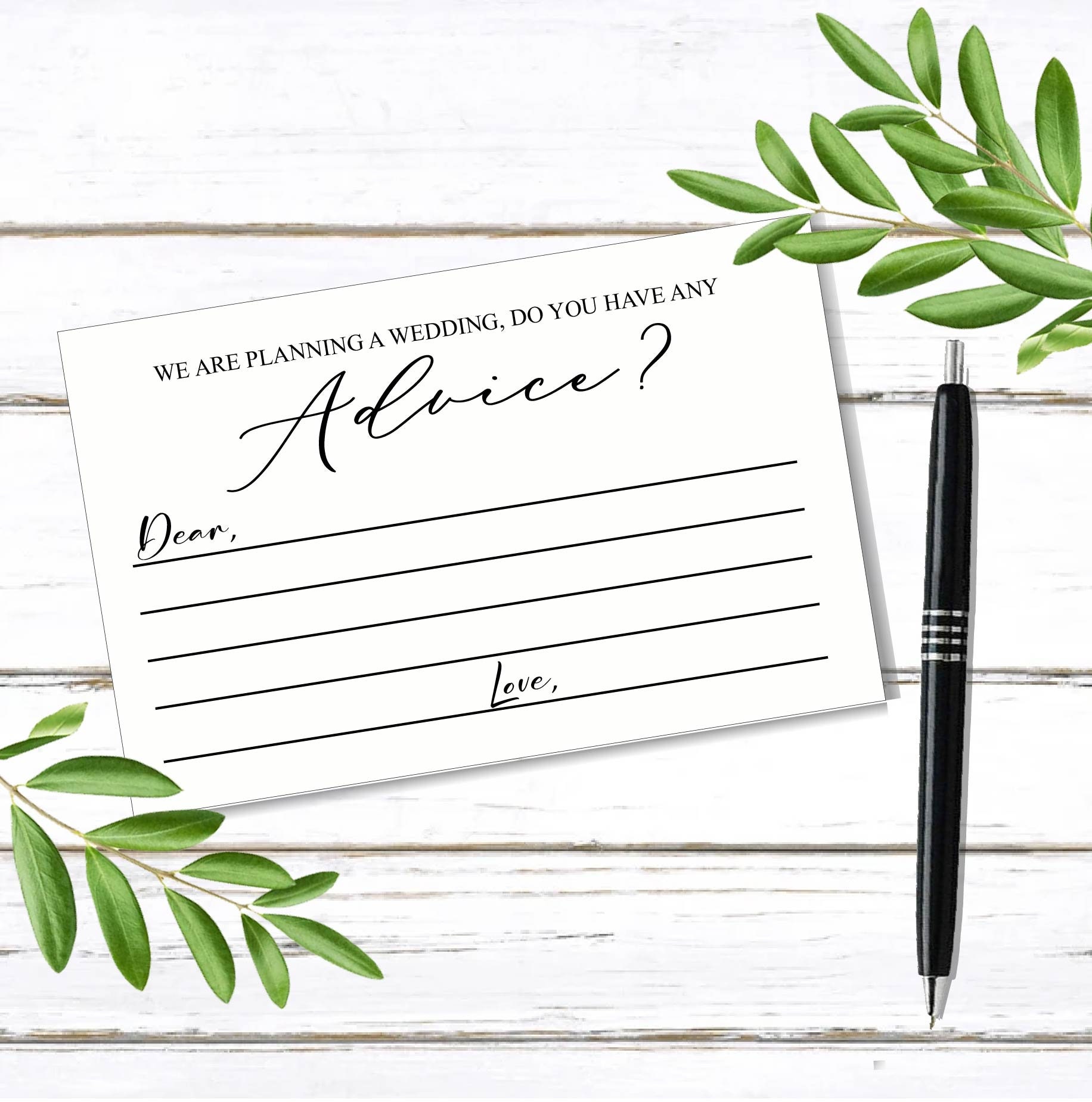 Advice Cards - PRINTABLE - Etsy