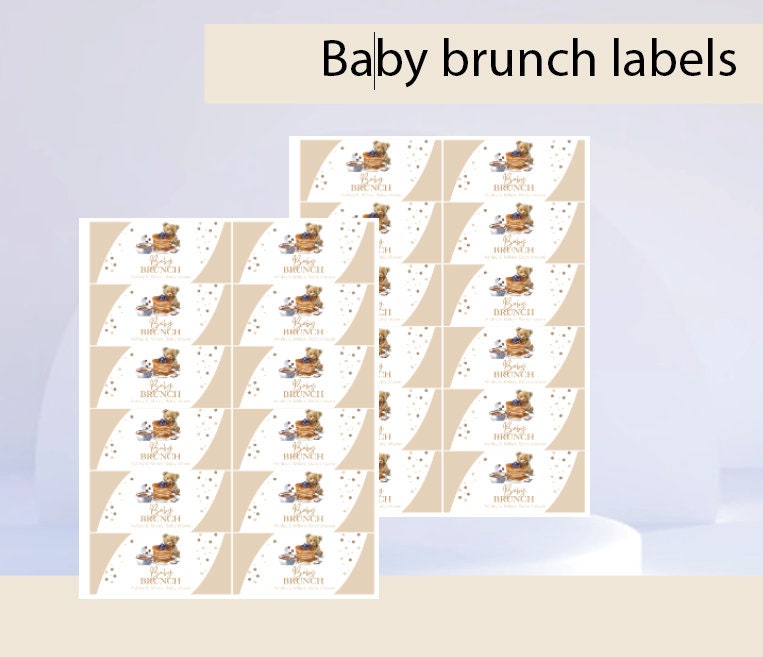 Baby Brunch Mini Champagne Label - Etsy
