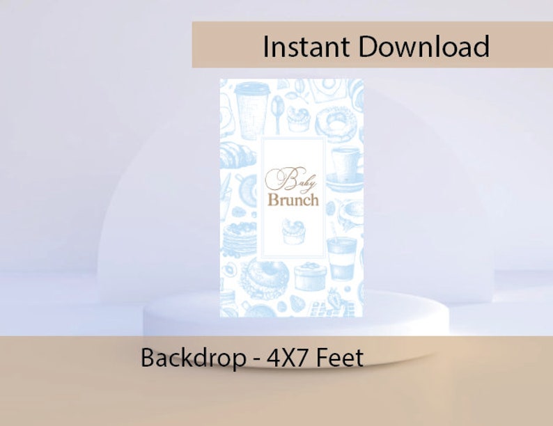 Baby Brunch Backdrop - Etsy