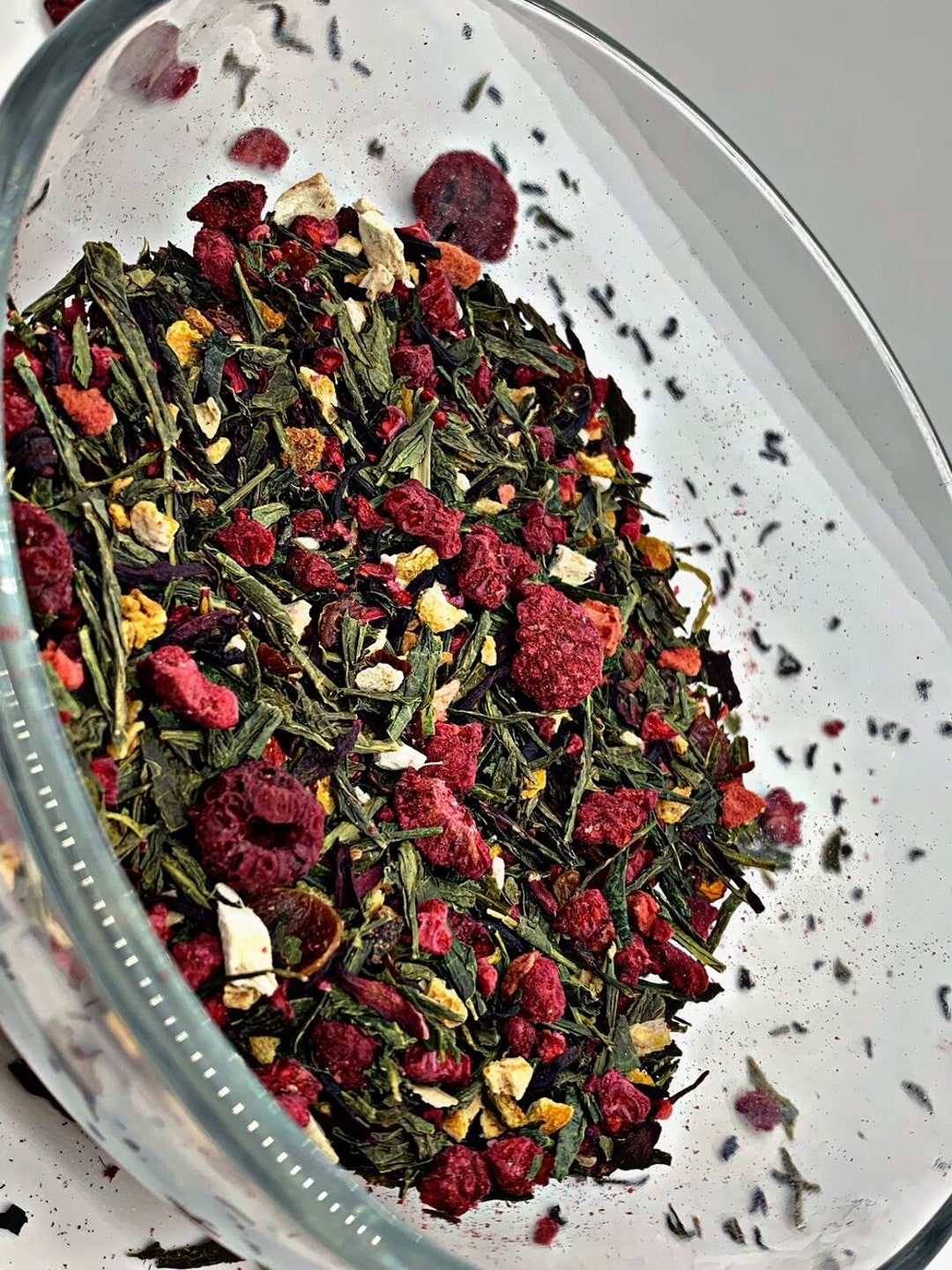Raspberry Hibiscus Tea Blend - Etsy