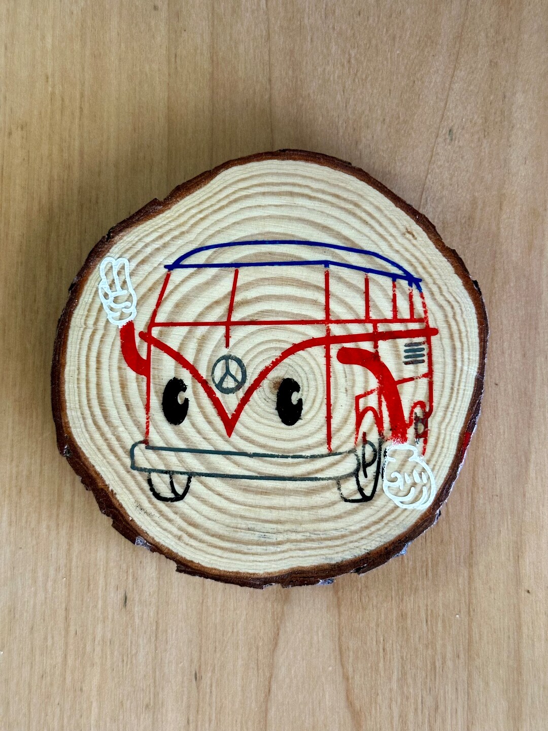 VW Bus Coaster - Etsy
