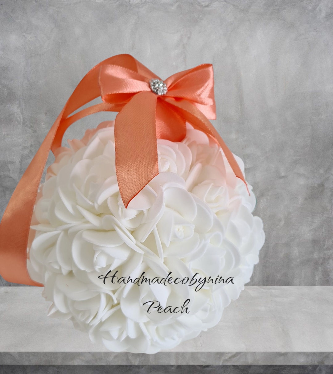 Wedding Rose Pomander Flower Girl Accessories Flower Girl Rose Soft ...