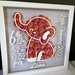 Baby Elephant Shadow Box Frame - Etsy