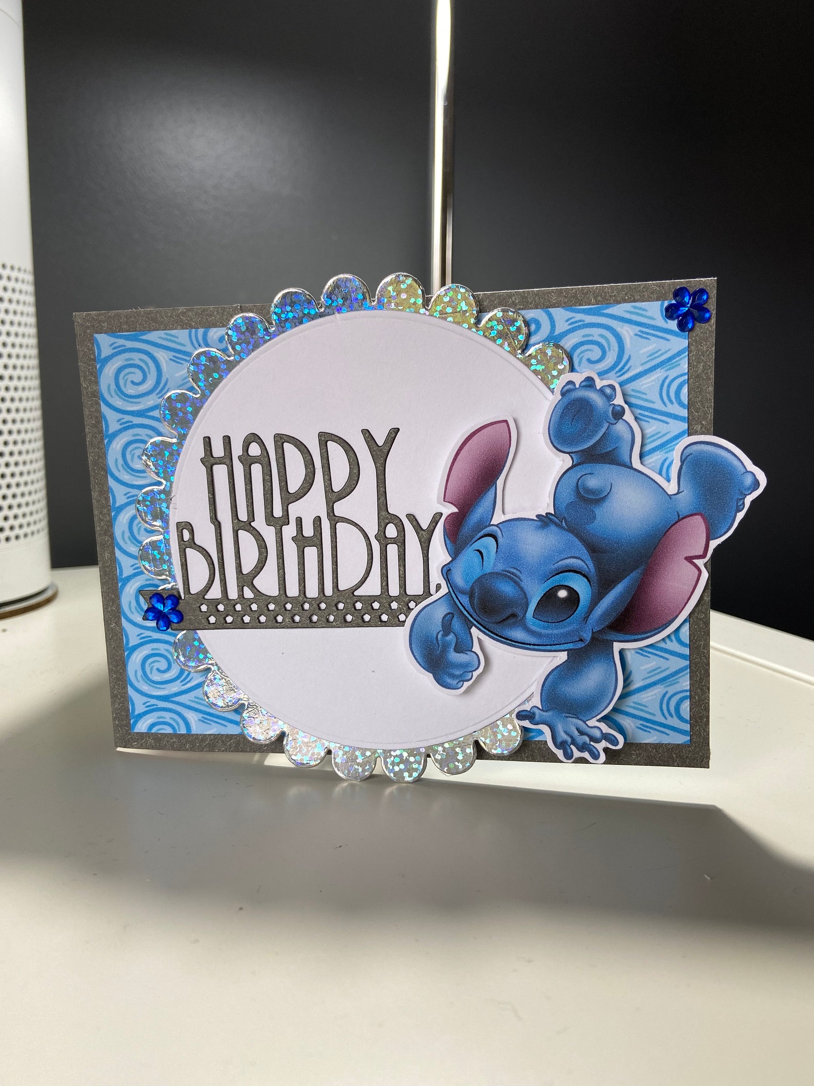 Personalised Lilo and Stitch Themed Pop up Window Greetings Card - Etsy