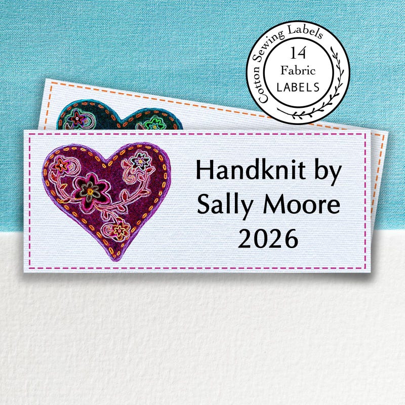 Knitting Labels - Etsy