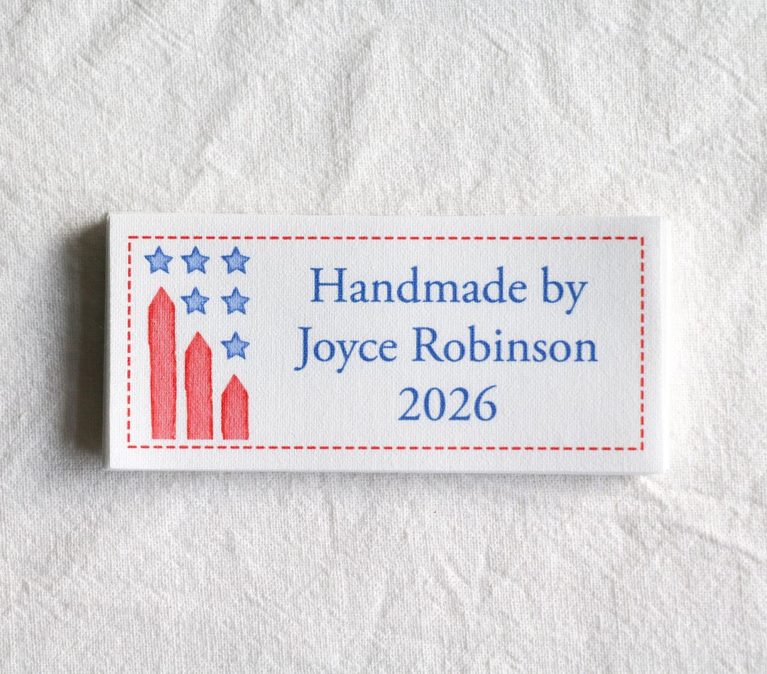 Quilt Block Label, Fabric Labels, Quilt Patch, Logo Labels, Handmade ...