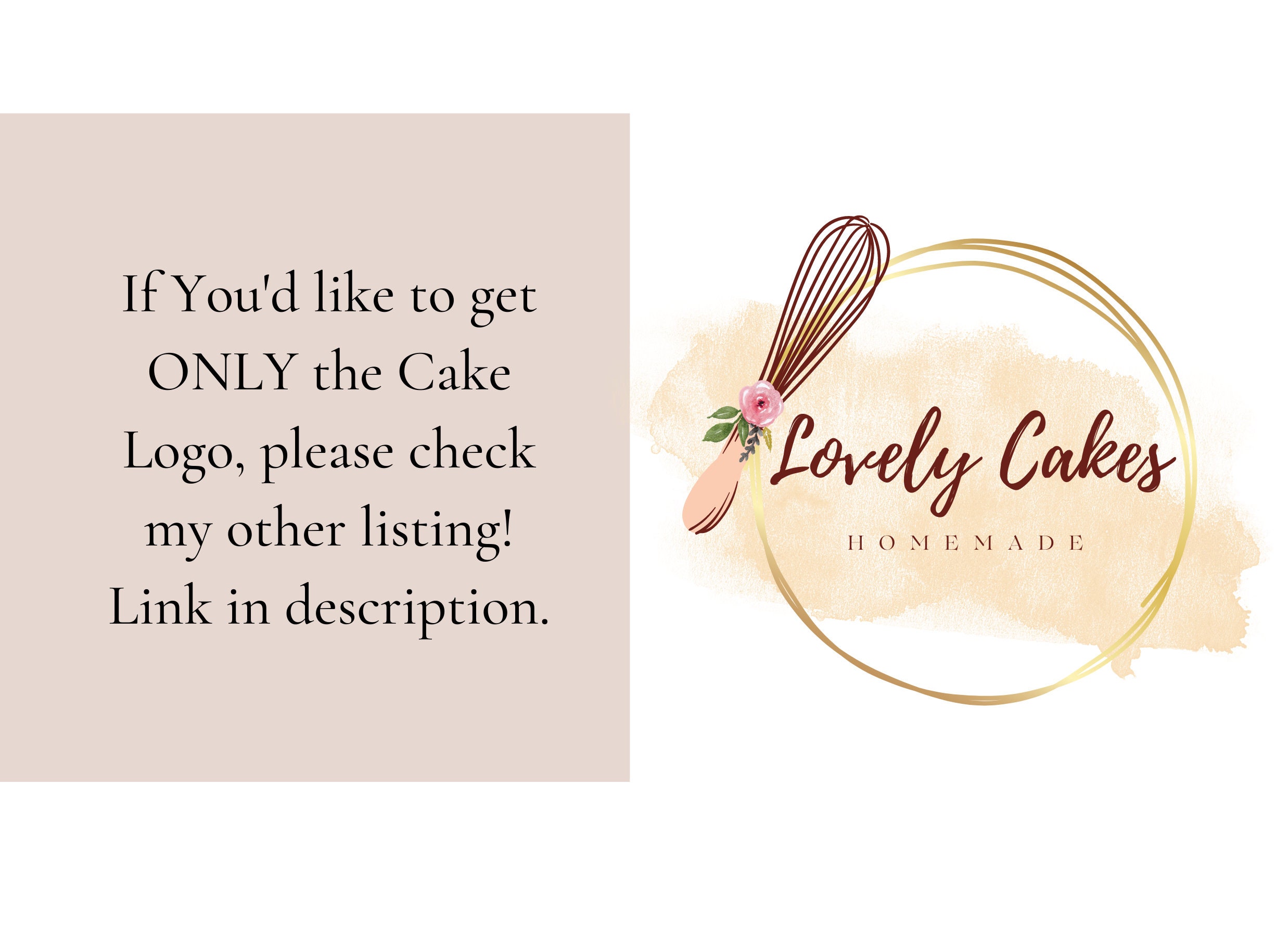 Cake Business Logo Business Card Design Template Cake - Etsy