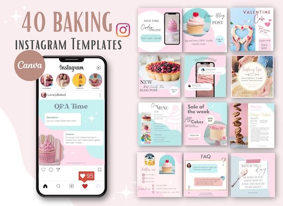Bakery Instagram Post Bakery Instagram Template Bakery - Etsy