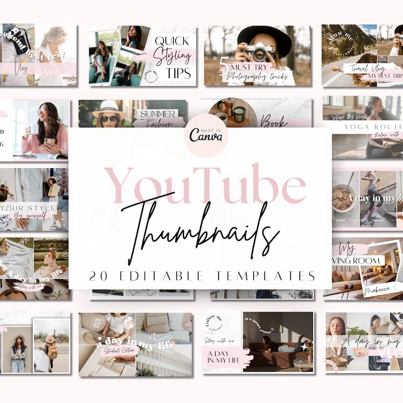 Youtube Thumbnail Planner - Etsy