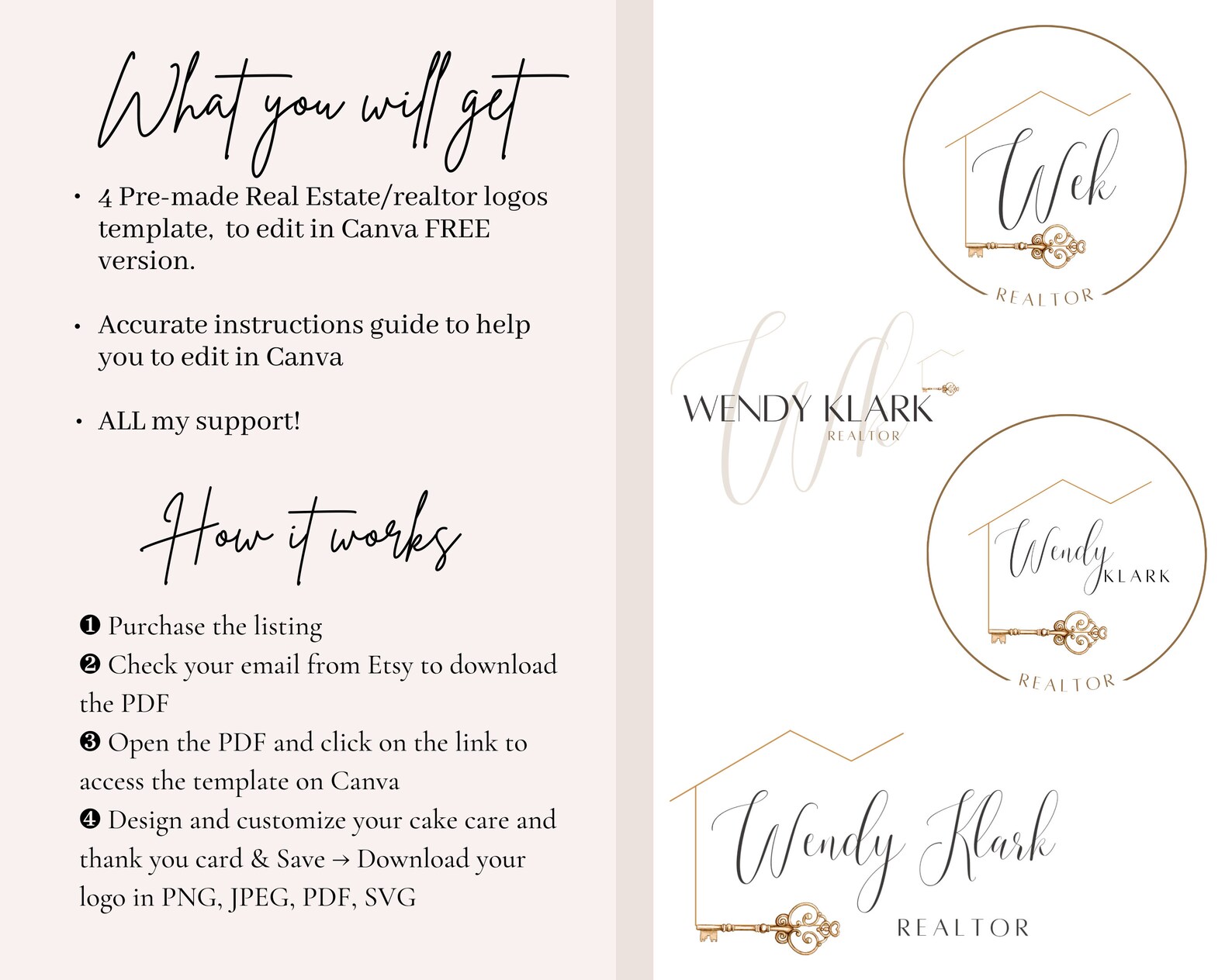 Realtor Logo, Real Estate Logo, Real Estate Marketing, Logo Creation ...