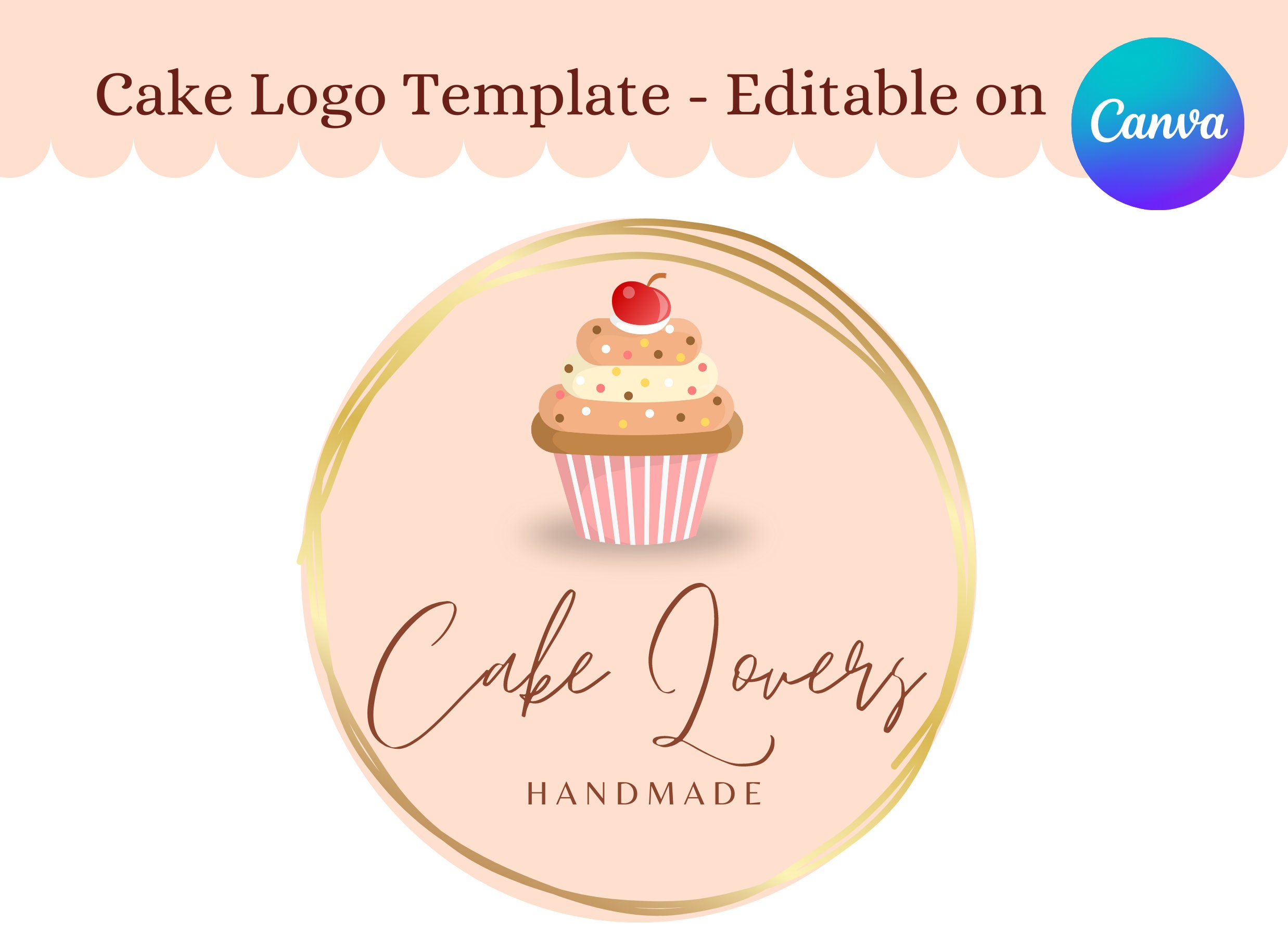 Cake Business Logo Bakery Logo Design Bakery Logo Baking - Etsy