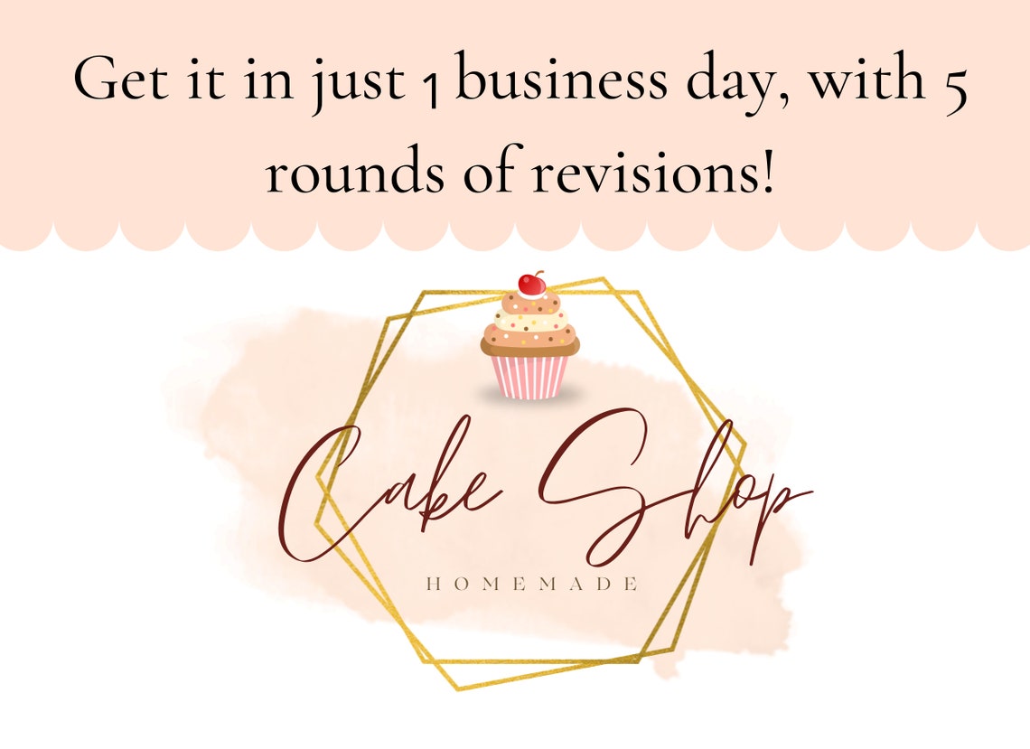 Cake Business Logo Bakery Logo Design Logo Design Bakery - Etsy