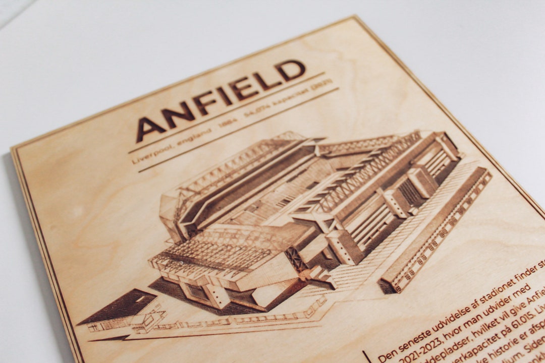 Anfield Stadion Wooden Laser Cut - Etsy UK