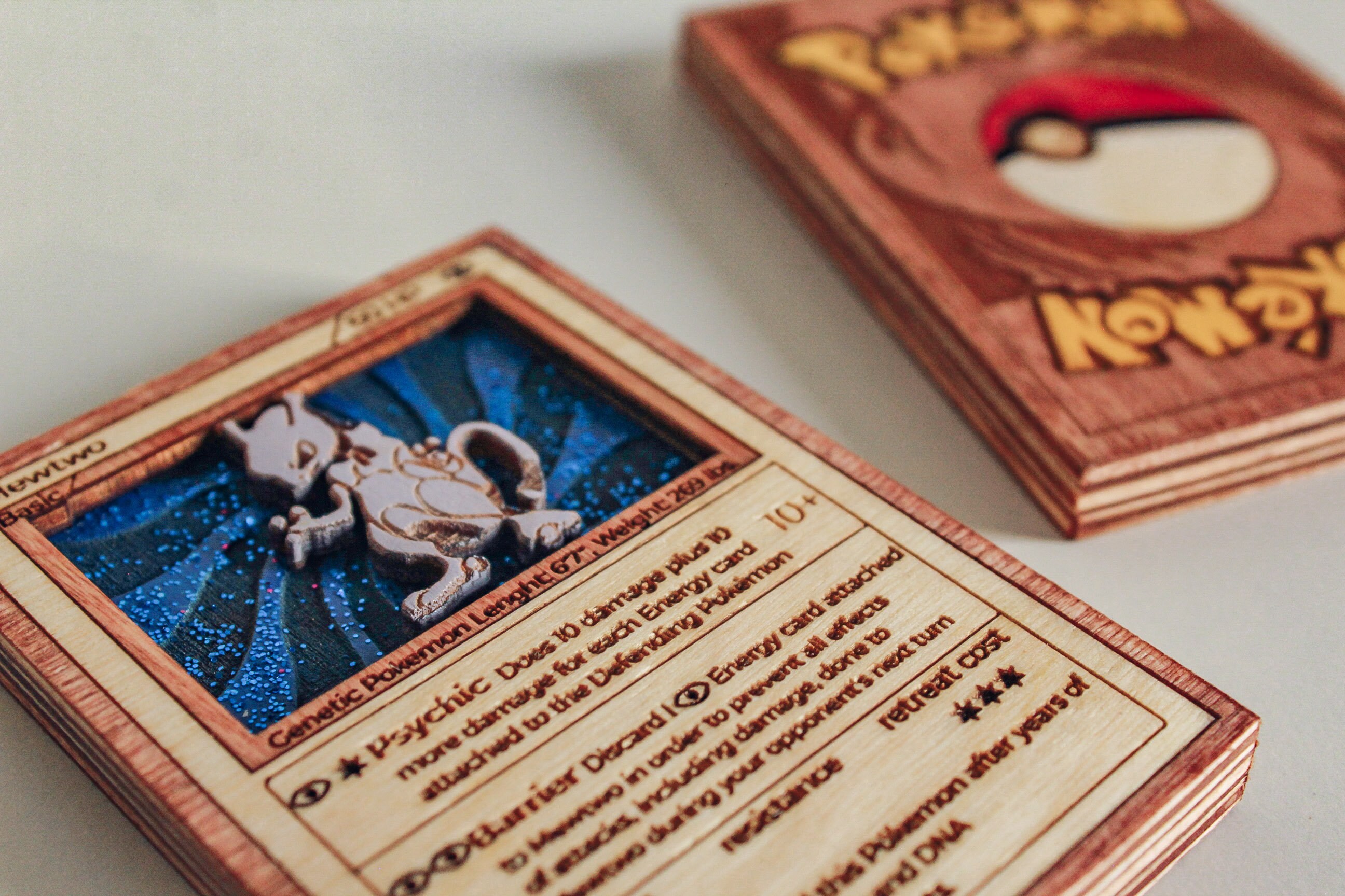 Wooden Pokemon Card - Etsy