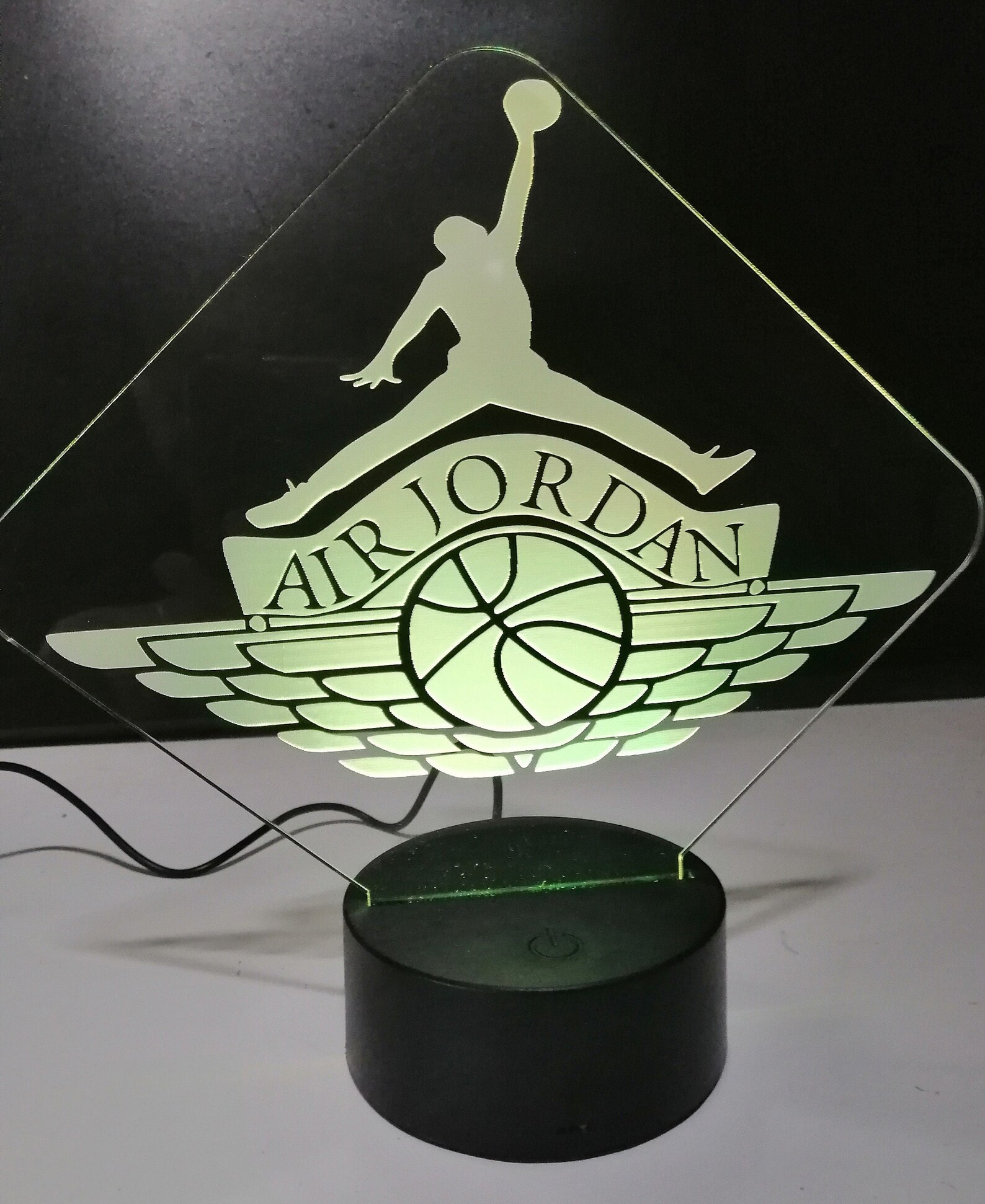 Air Jordan LED Multicolour With Remote Control Light - Etsy