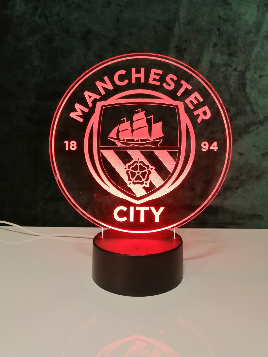 Manchester City LED Light With Remote Control ( Plus Free Remote ...