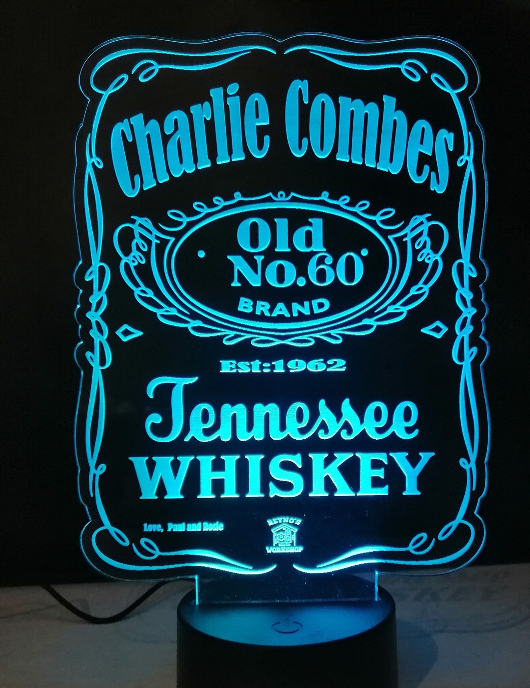Personalised Jack Daniels Whiskey Sign - Etsy