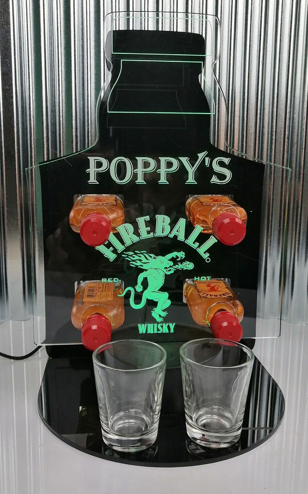 Personalised Mini Bar Display - Multicolour - LED With Remote Control ...