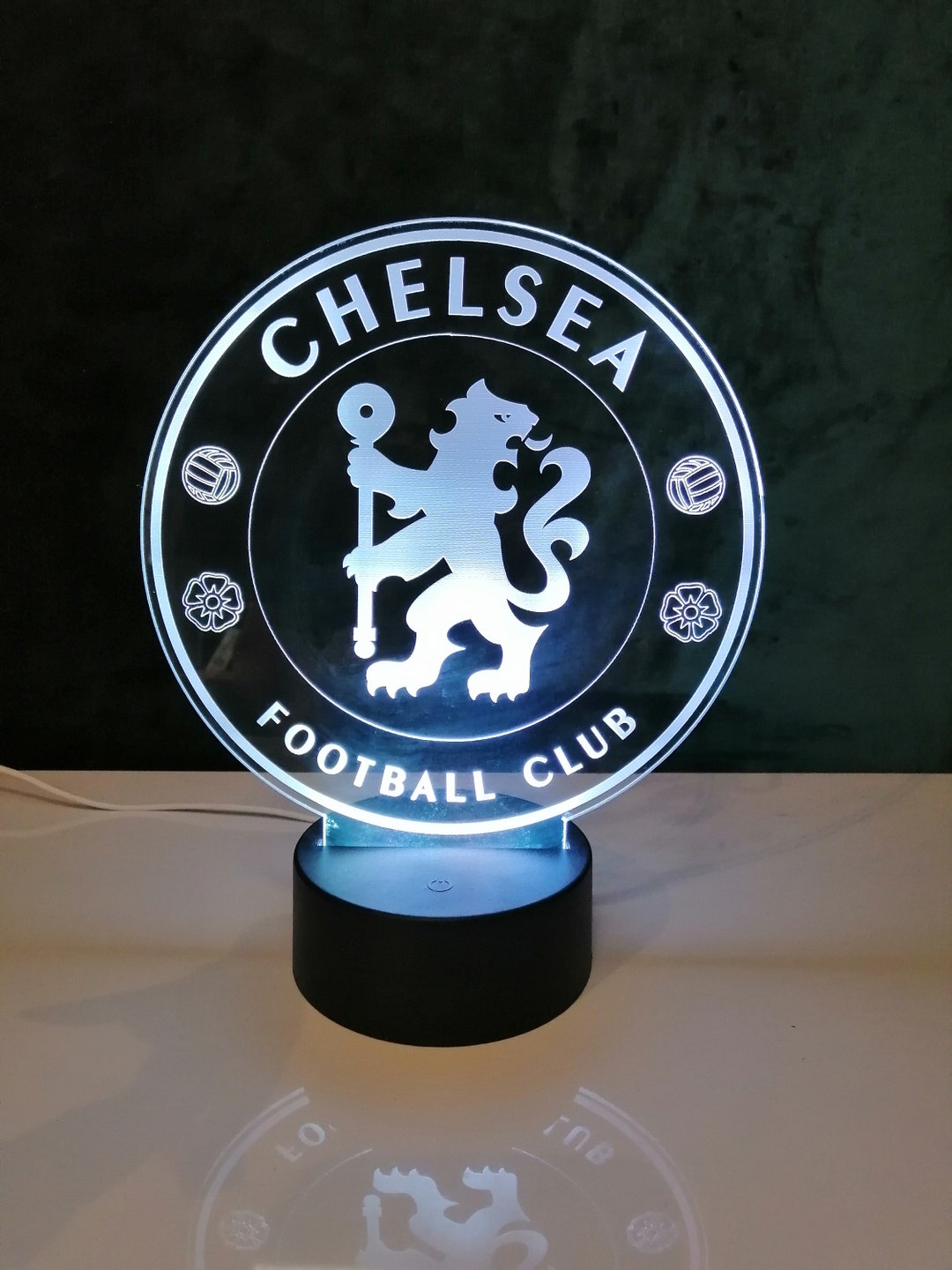 CHELSEA Football Club LED Sign - Etsy