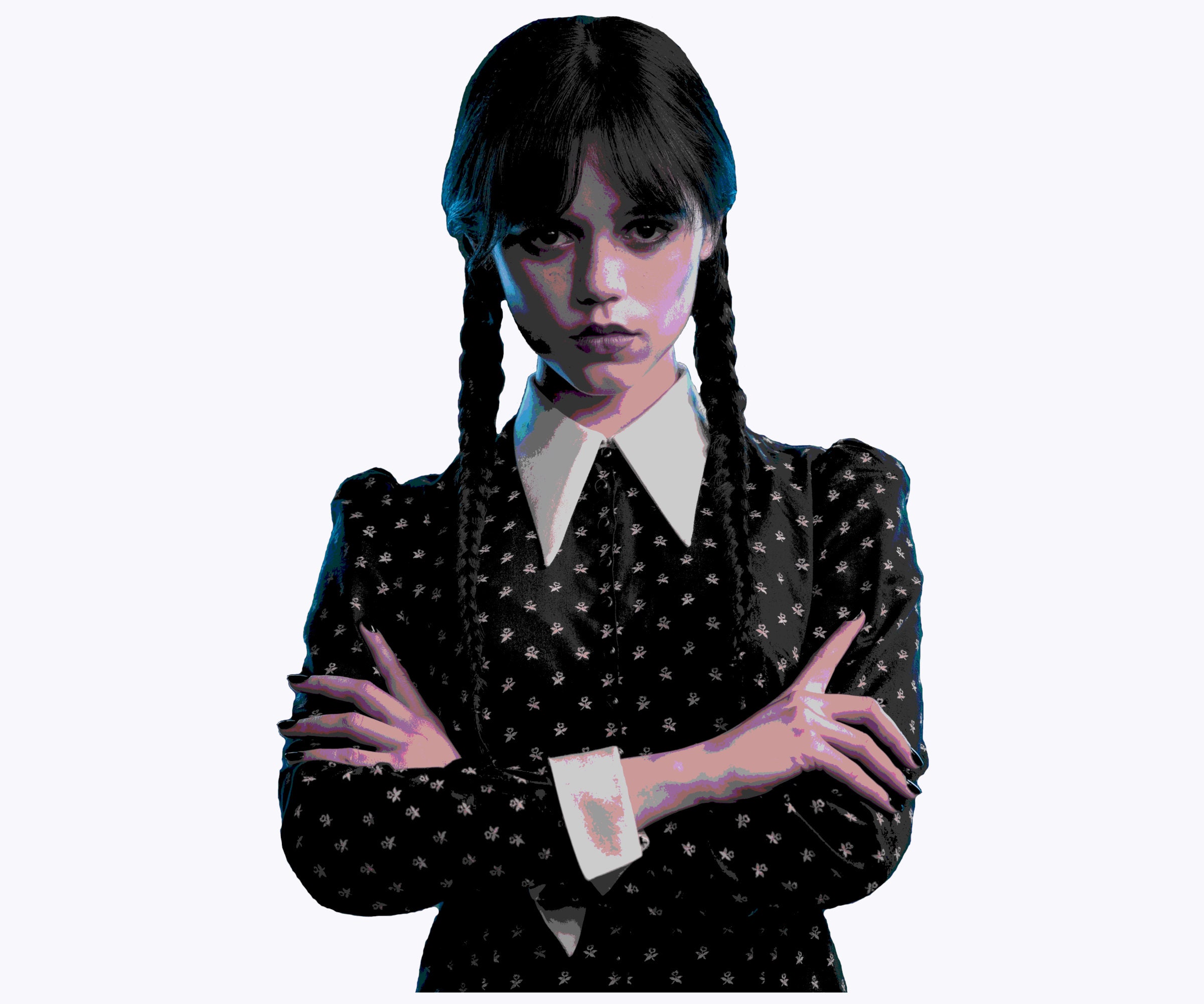 Wednesday. the Addams Family. Jenna Ortega. PNG. - Etsy