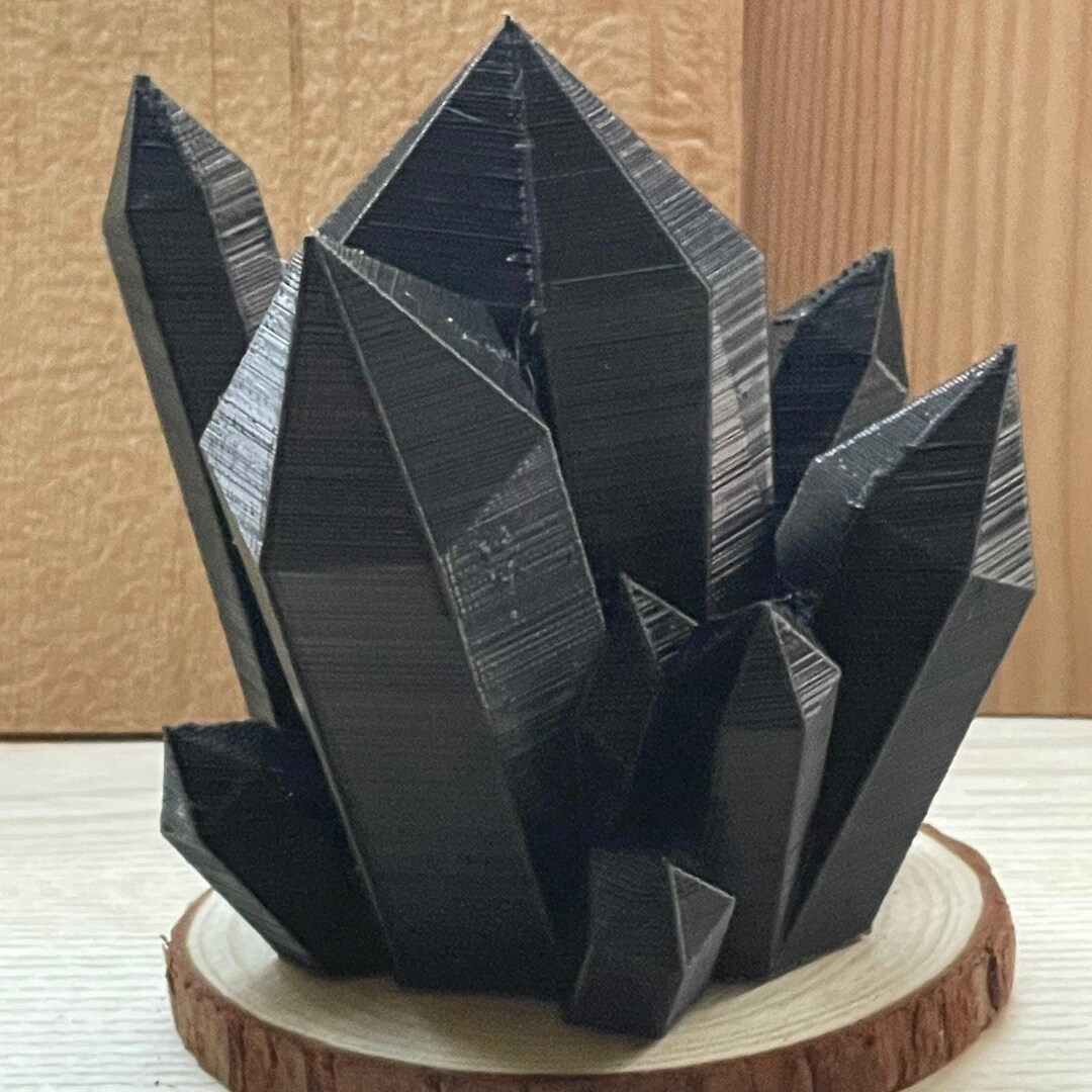 Intricate 3D Printed Crystal Sculpture A Captivating Display of ...