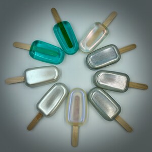 Miniature Epoxy Resin Popsicle Desk Buddy Sweet and Colorful - Etsy