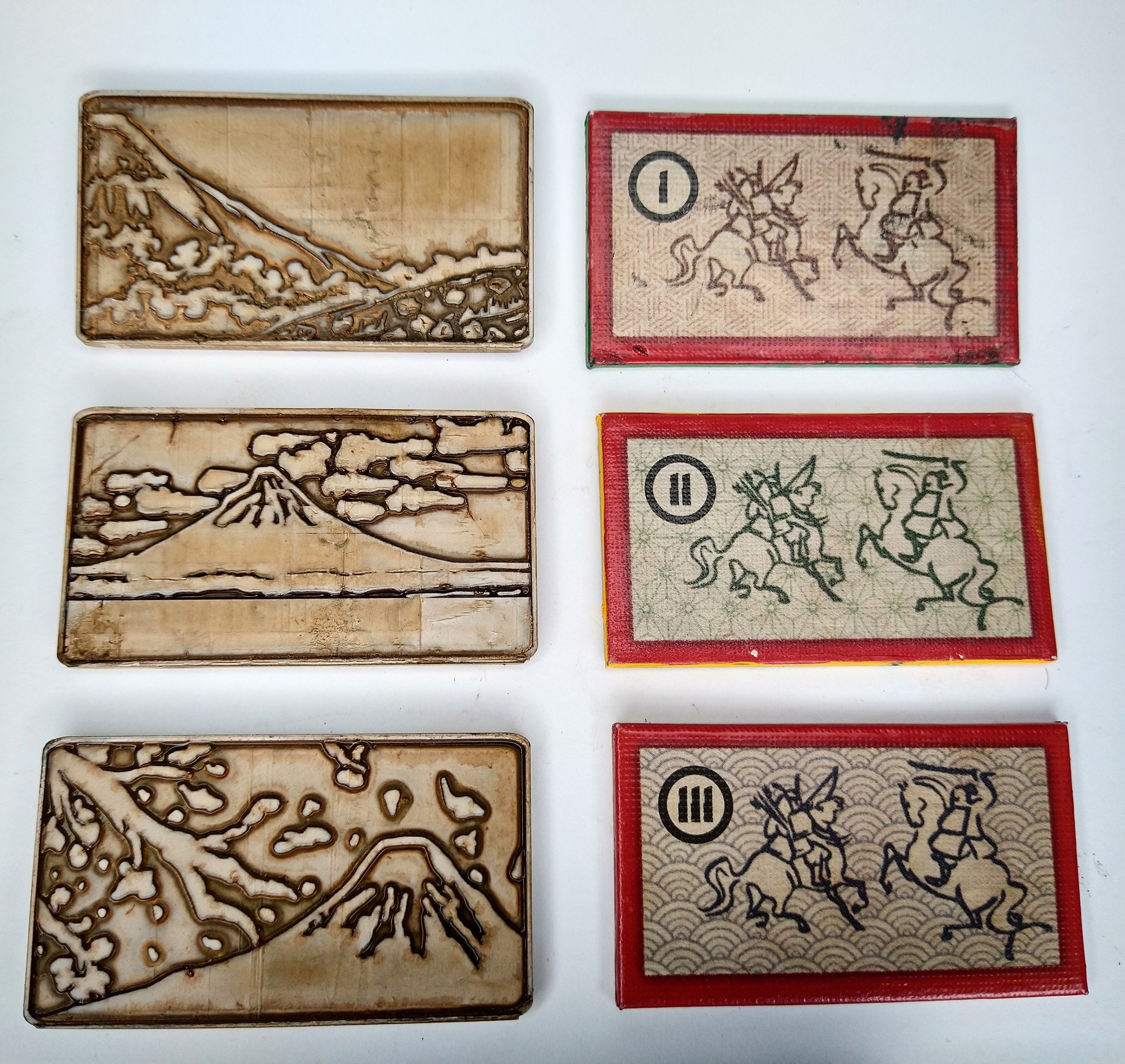 RISING SUN Board Game War Province Tiles - Etsy