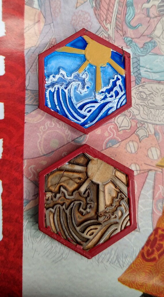 RISING SUN CMON Board Game Ronin Tokens Games & Puzzles Toys & Games ...