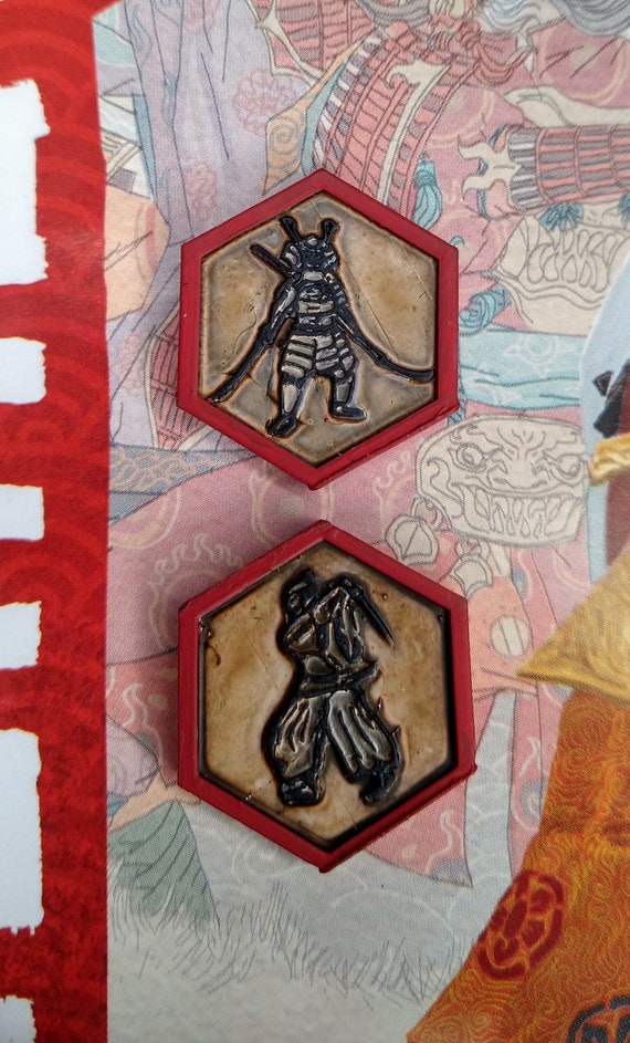 RISING SUN CMON Board Game Ronin Tokens Games & Puzzles Toys & Games ...