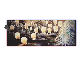 LED Gaming Mouse Pad - Etsy