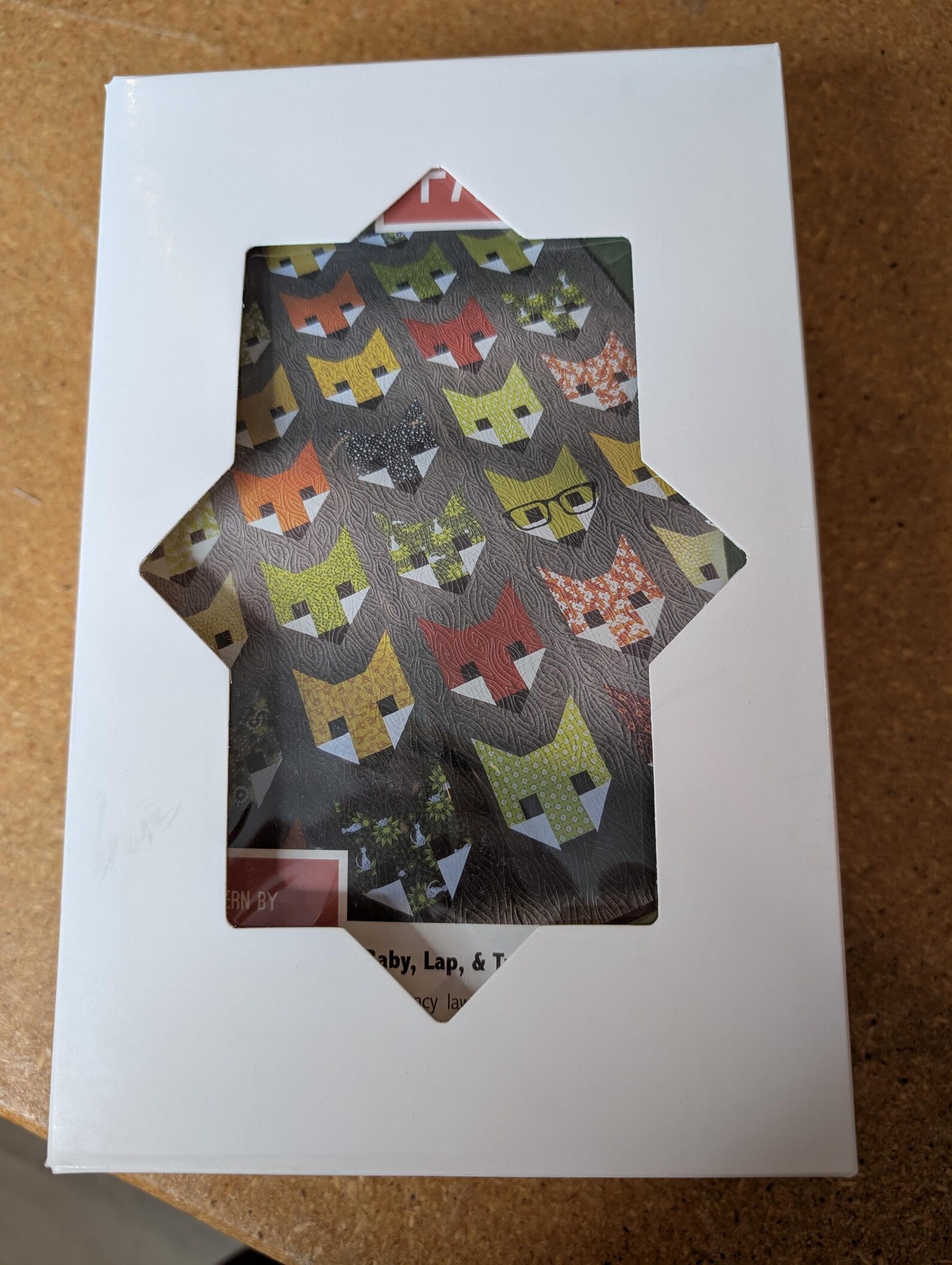 Precut Quilt Kit: Fancy Fox Quilt Kit Elizabeth Hartman Precut Baby ...