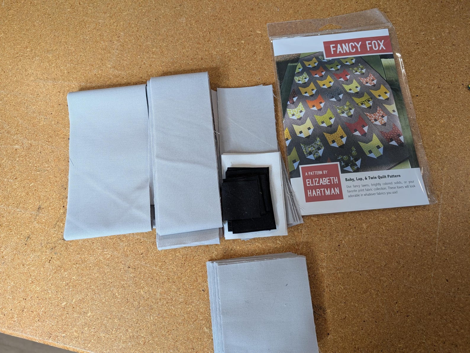 Precut Quilt Kit: Fancy Fox Quilt Kit Elizabeth Hartman Precut Baby ...